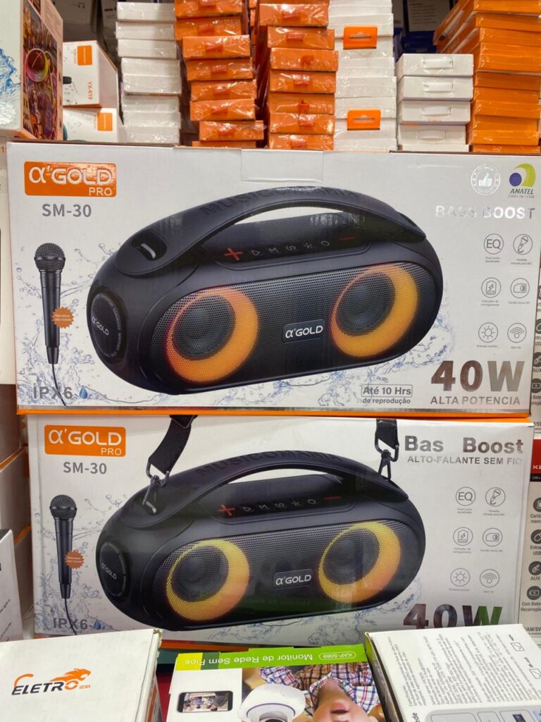 CAIXA DE SOM A’GOLD SM-30 40W – fei eletronico