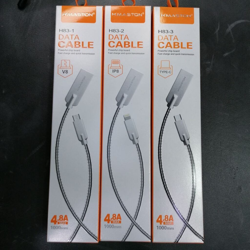 CABO H83 H’MASTON 4.8A – V8 – IPHONE – TIPO C – fei eletronico