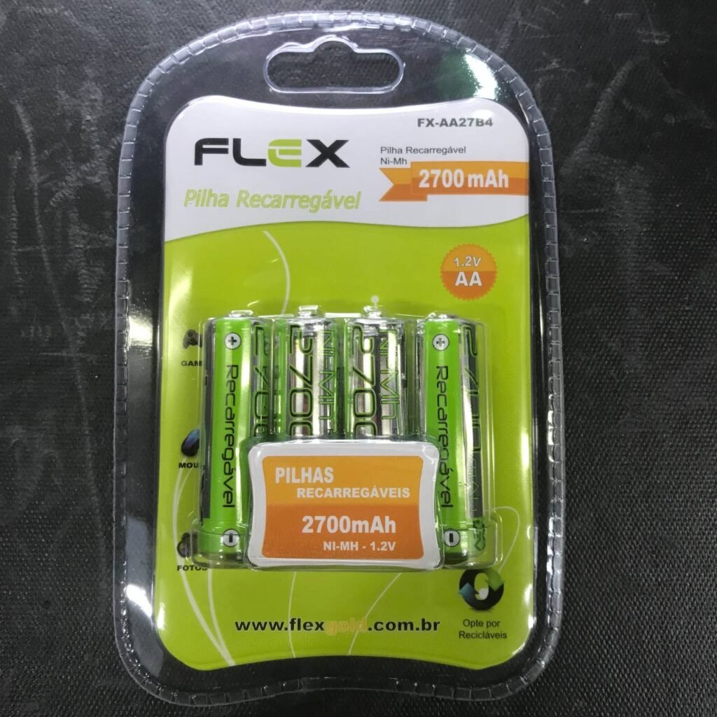 PILHAS RECARREGAVEIS 2700mAh FX-AA27B4 – fei eletronico