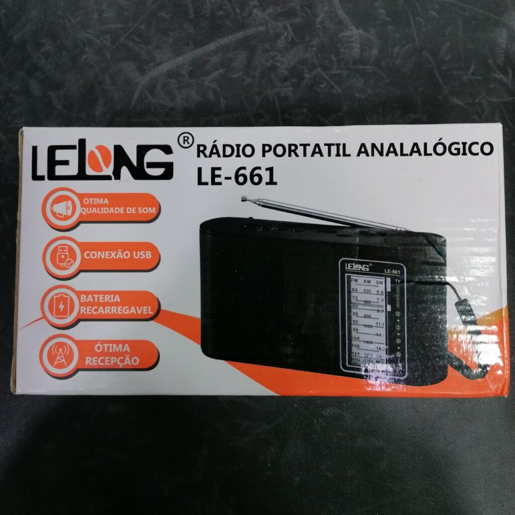 RADIO PORTATIL ANALOGICO LELONG LE-661 – fei eletronico