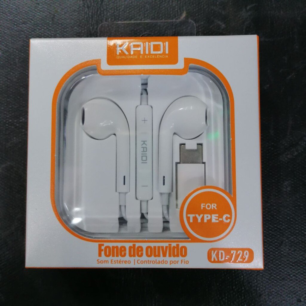 FONE TIPO-C KAIDI KD-729 – fei eletronico
